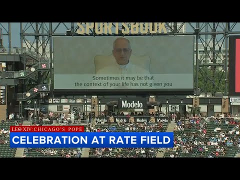 Chicago celebration and Mass honors Pope Leo XIV at Rate Field