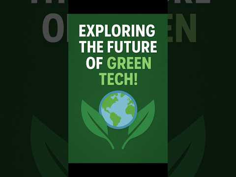 Exploring the Future of Green Tech! #ihavethisthingwithplants