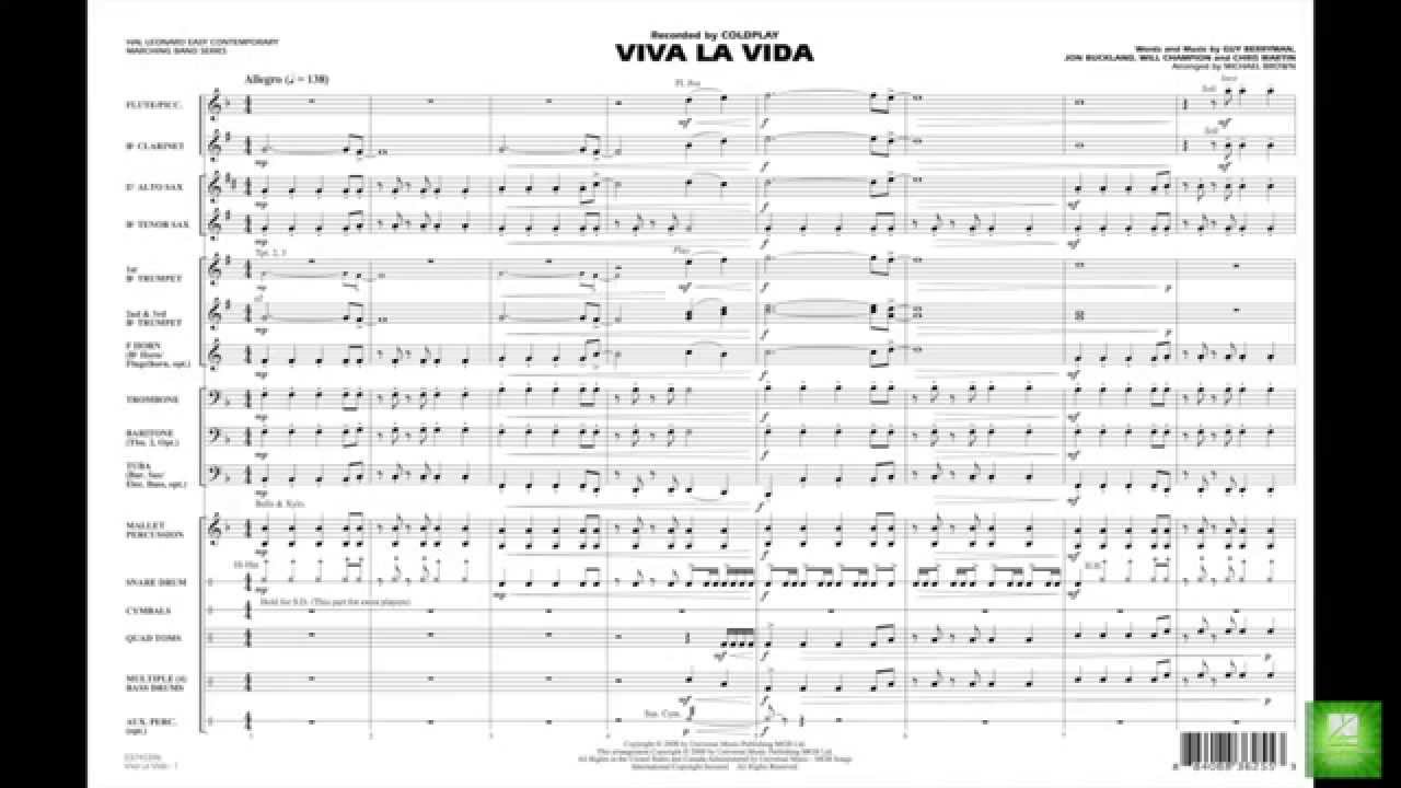 Viva la Vida by Coldplay | Arr: Michael Brown