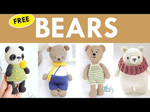 Free Amigurumi Bear Crochet Pattern Roundup!
