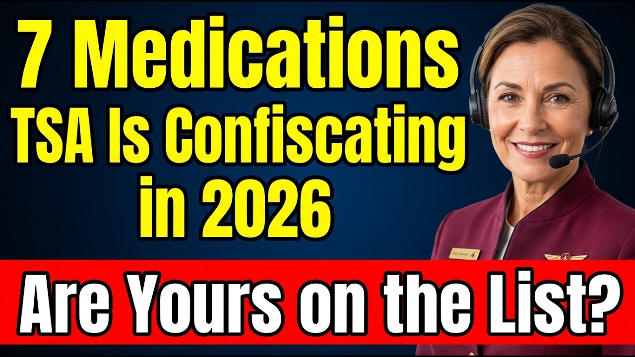 TSA Will Confiscate These 7 Medications in 2026 (Fix This NOW!)