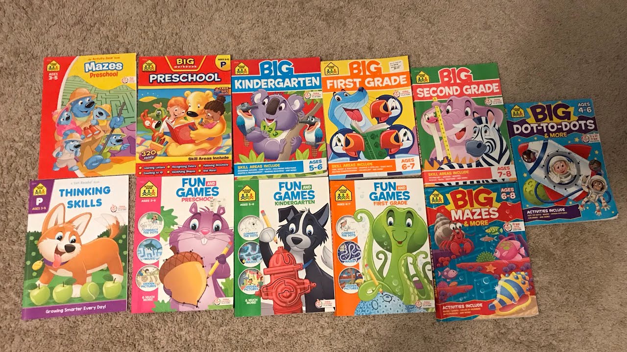 School zone workbooks