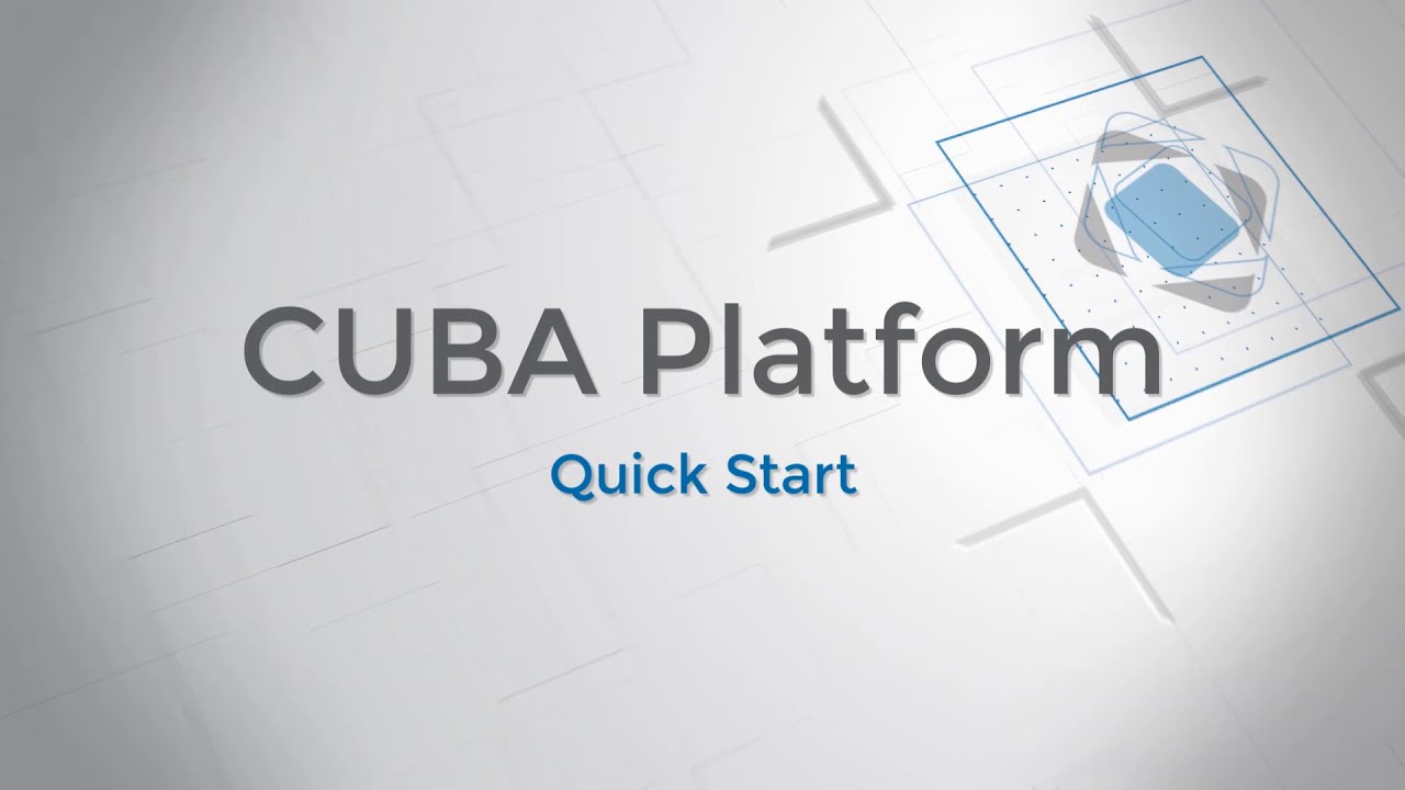 CUBA Studio 14 Quick start