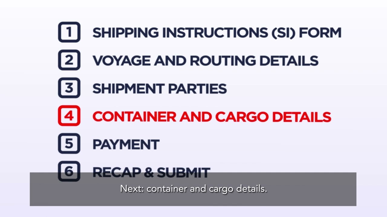 [Tutorial] My CMA CGM – How to submit your shipping instructions