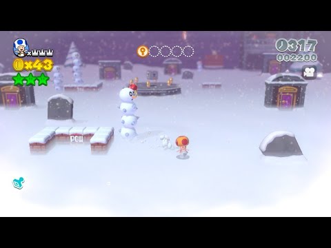 🌫 Super Mario 3D World: Star-8 Peepa's Fog Bog 100 % All Stars & Stamp Walkthrough Guide