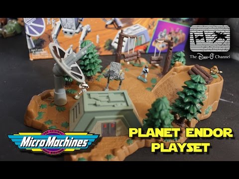 Star Wars Micro Machines | Planet Endor Playset | The Dan-O Channel