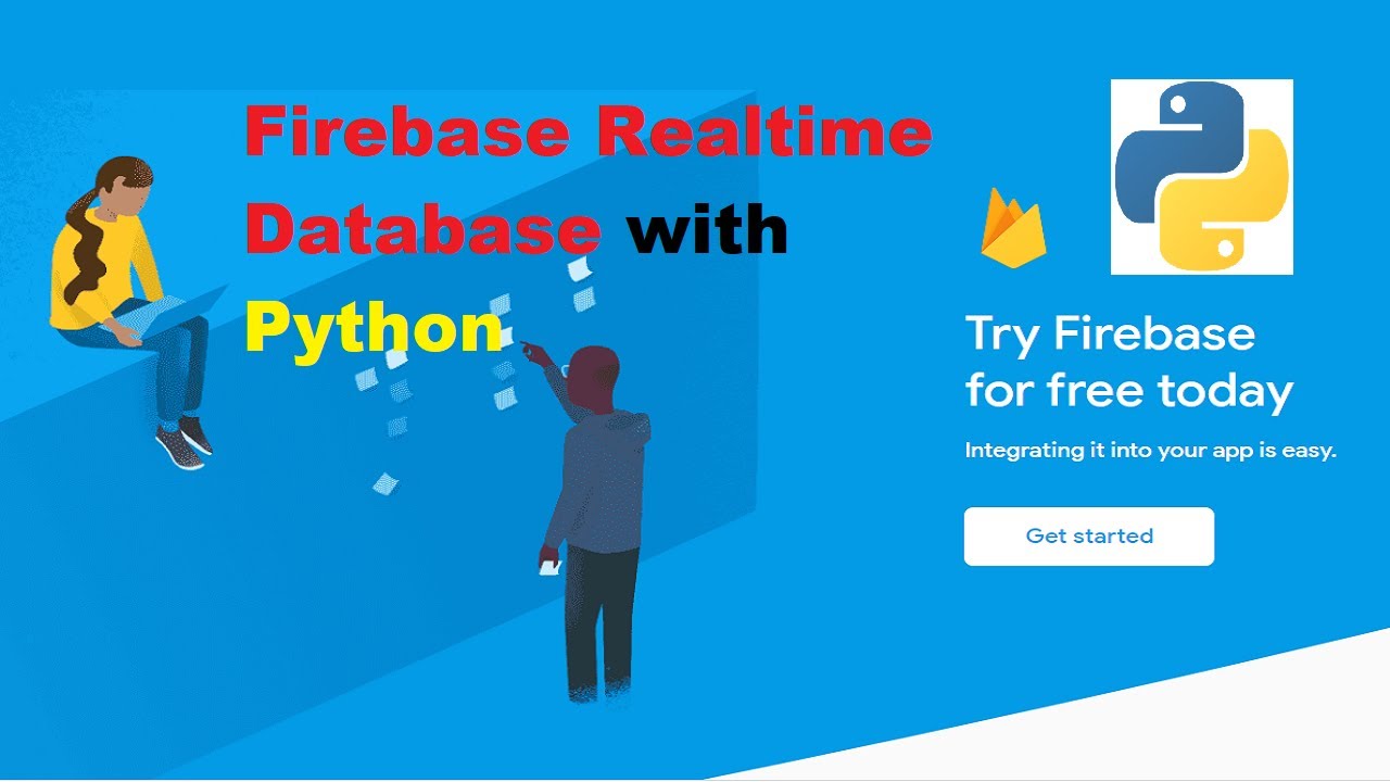 How to CREATE READ UPDATE DELETE (CRUD) data in Firebase Realtime Database with Python