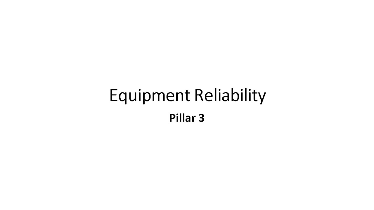 CMRP Certification: Pillar 3 - Equipment Reliability Explained + 10 MCQs