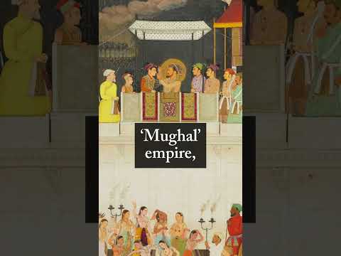Indian origin of the word "mogul."