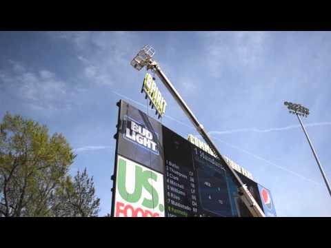 Spirit Communications Park | Sign Installation