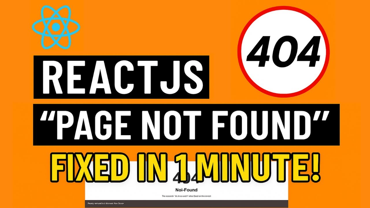 React Refresh Page Not Found:  Fix in 1 Minute