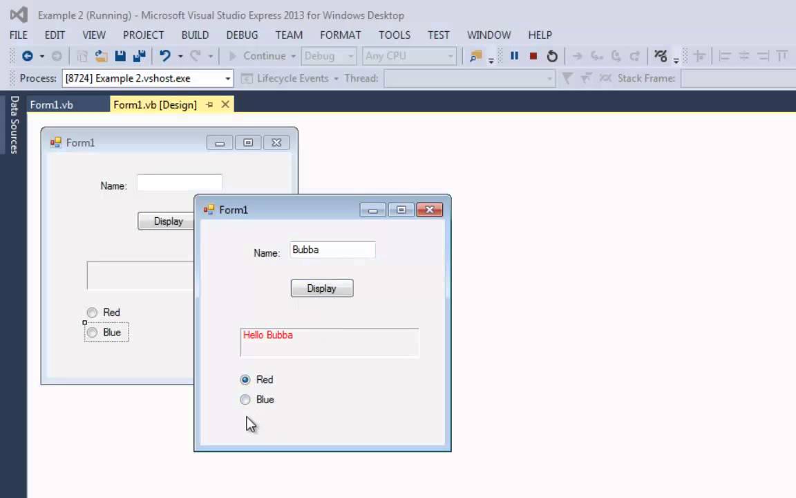 More controls in Visual Basic