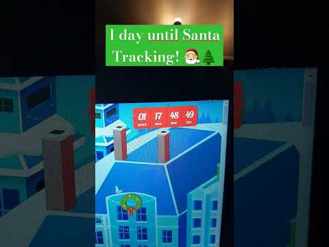 1 day until Santa Tracking! 2023 Google & NORAD Santa Tracker #christmas #santa #santatracker