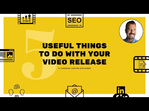 Five useful things to do with your video release