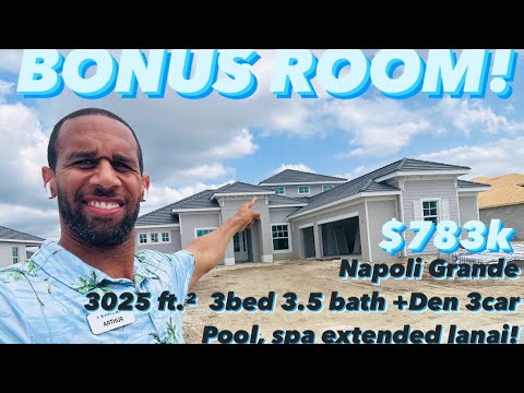 Bonus Room! Napoli Grande:$783k Pool included: homesite #510 25124 Redwood Court Heritage Landing