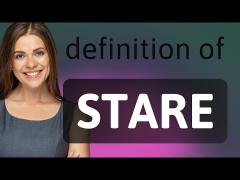 Stare • what is STARE definition