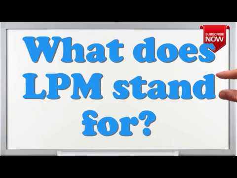 What is the full form of LPM?
