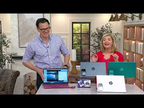 HP 15" Touch Laptop AMD Athlon 4GB 128GB SSD w/ MS365 & Voucher on QVC