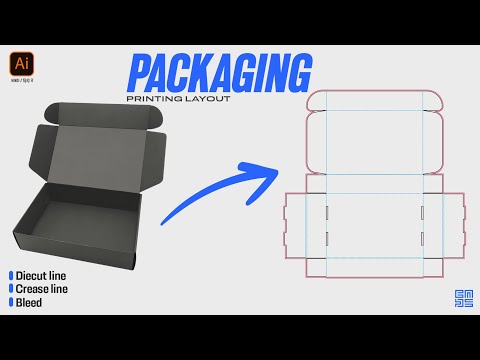 Electrical Equipment Box Packaging layout |illustrator in HINDI / हिंदी में