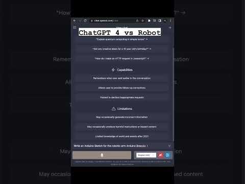 Robotic arm #chatgpt #shorts