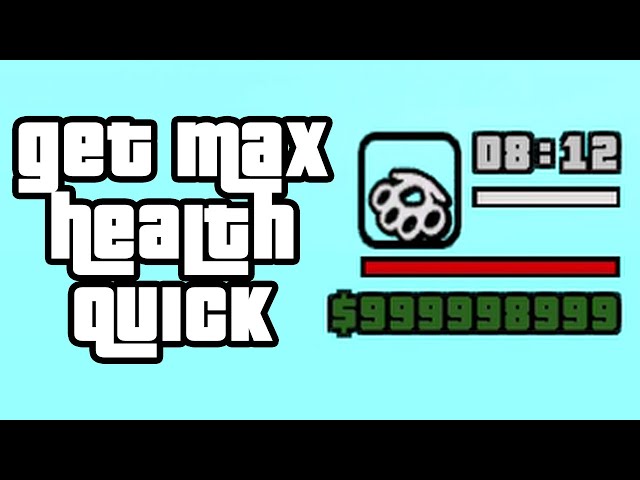 How to increase health in GTA San Andreas