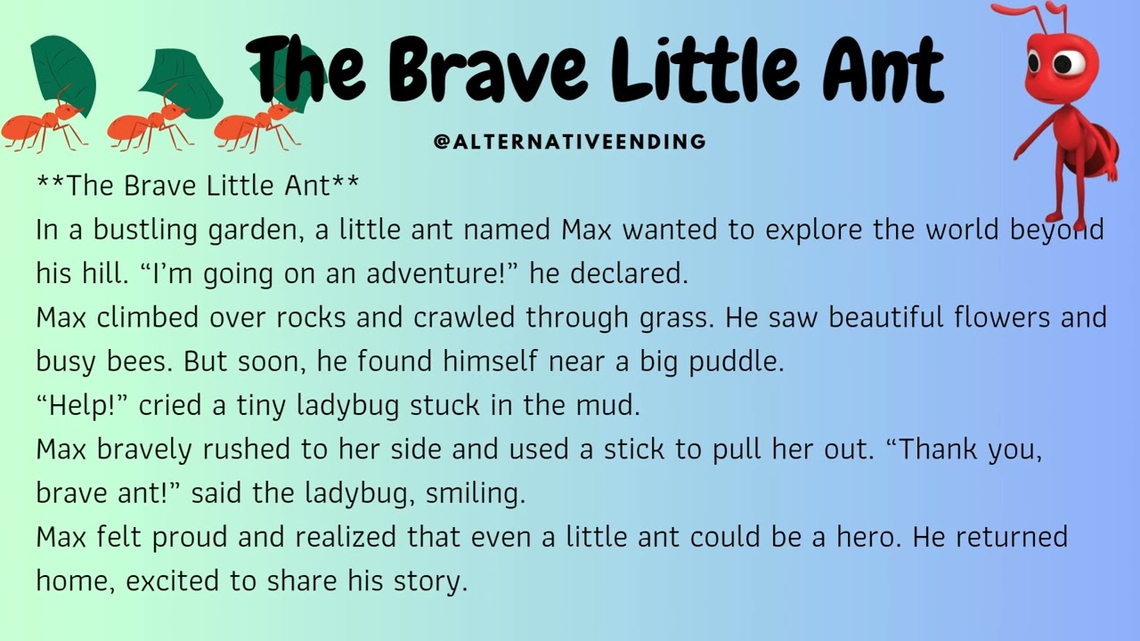 31  The Brave Little Ant