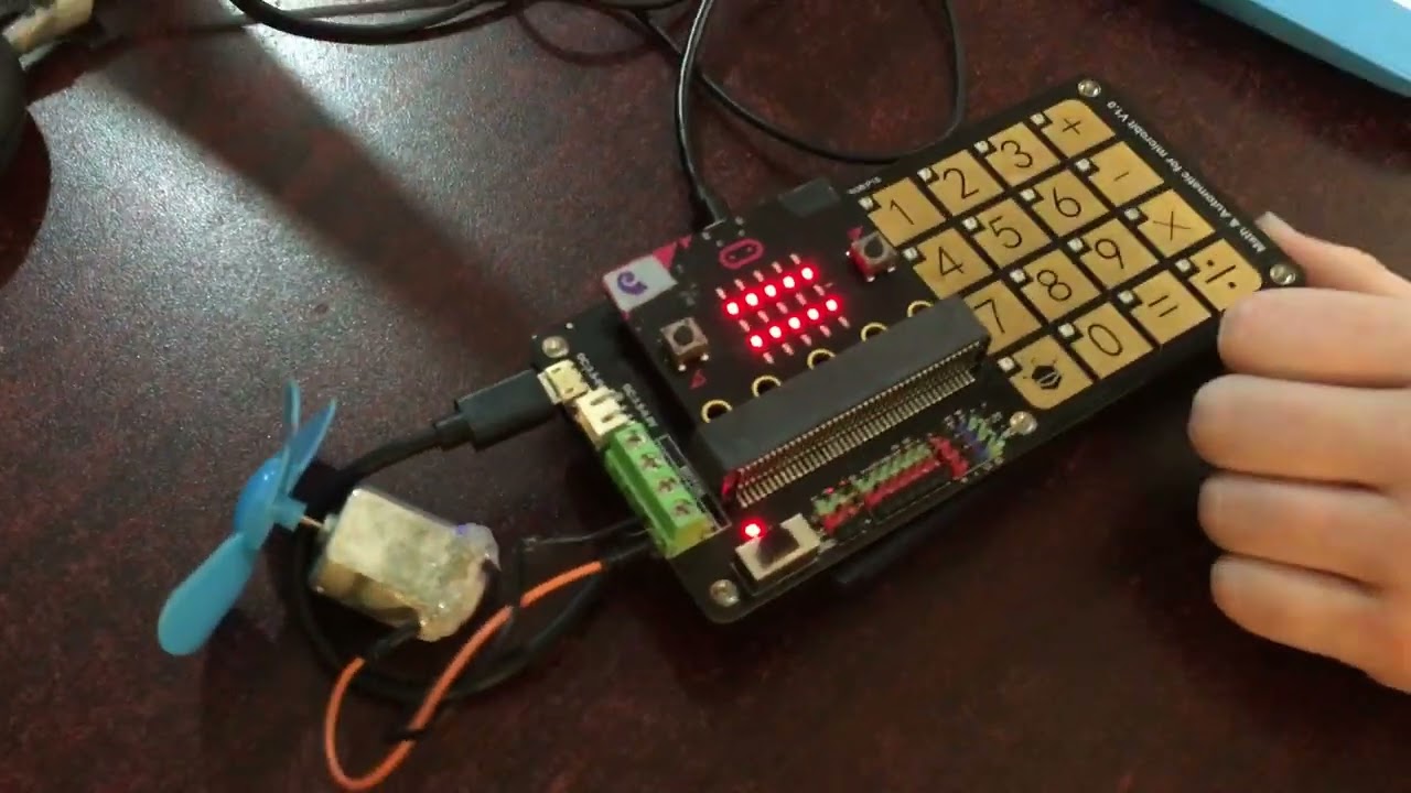 Micro:Touch Keyboard DF Robot Math and Automatic Microbit MakeCode