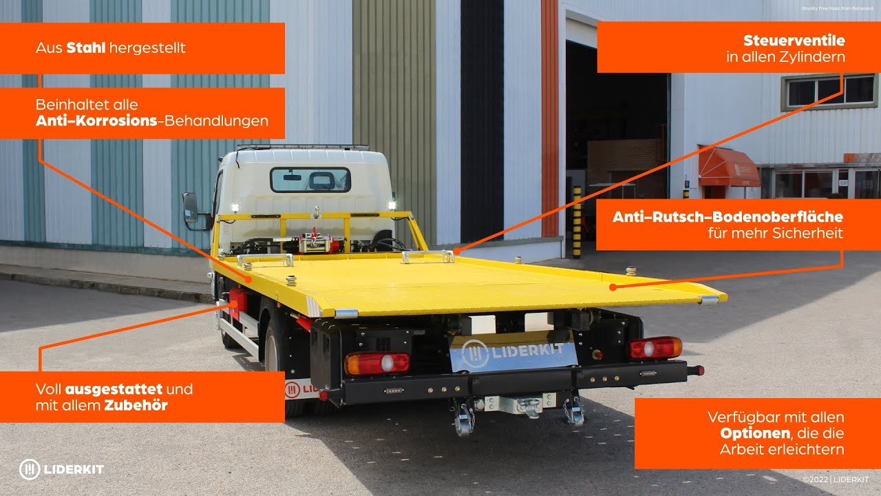ABSCHLEPP-PLATEAU (Stahl) LIDERKIT
