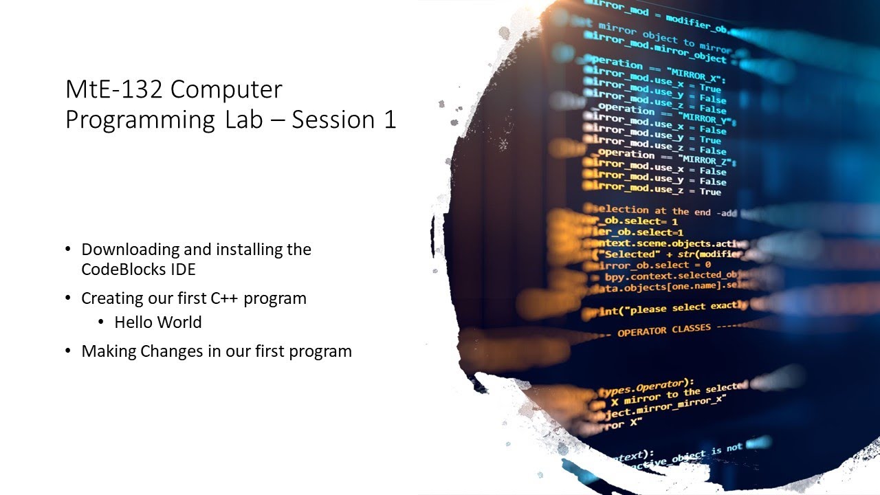 Computer Programming - Lab 1