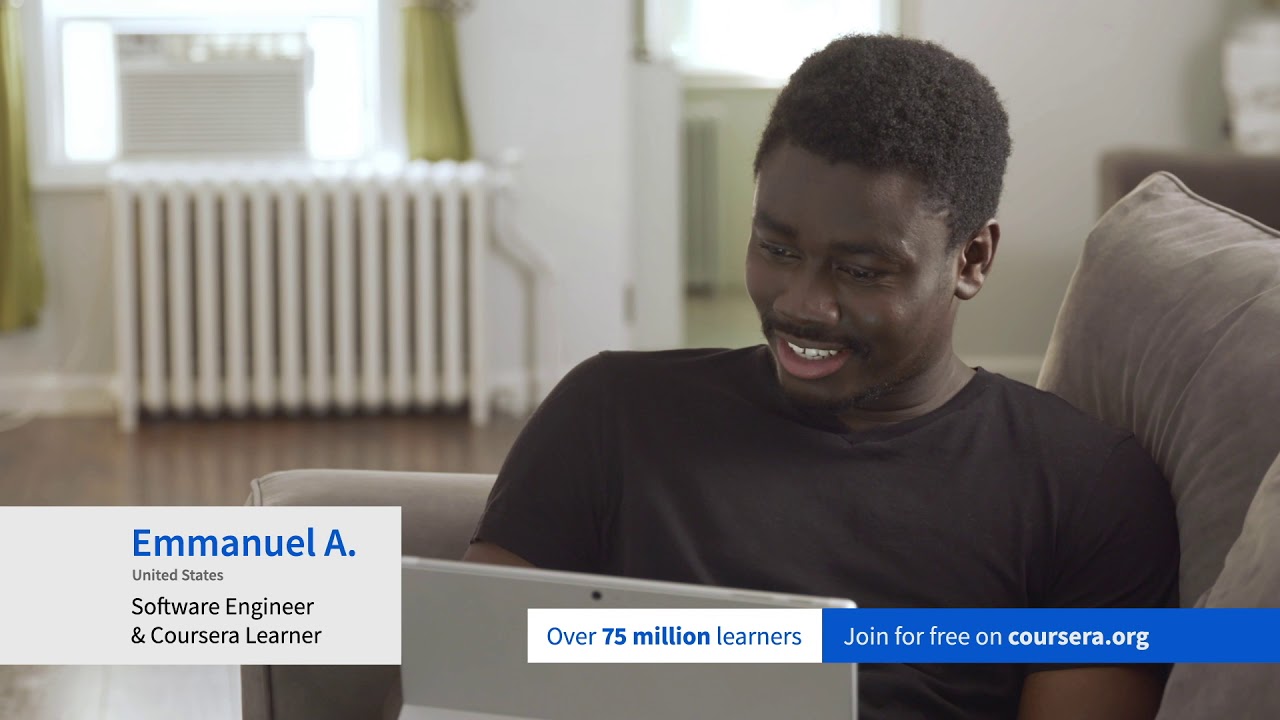 High-quality, affordable education on Coursera—flexible, job-relevant, and 100% online