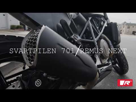 REMUS NXT Exhaust for Husqvarna 701 Vitpilen/Svartpilen Sound Video Teaser