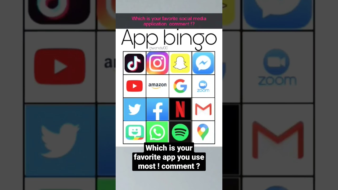 #trending #favouriteapp #youtube #facebook #zoom #whatsapp #instagram #netflix #tiktok #snapchat