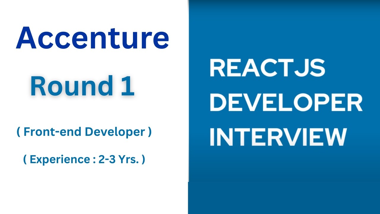 Accenture React JS Interview 2025 | My ReactJS Interview Experience | Tips and Mistakes to Avoid