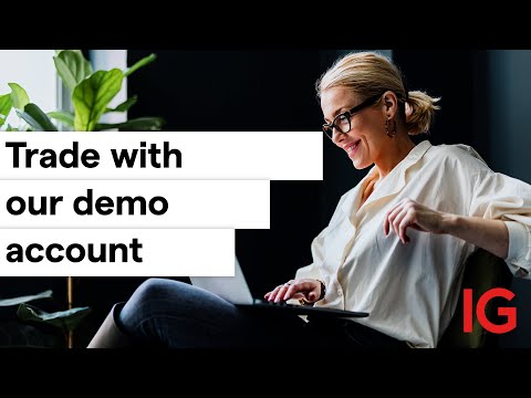 Learn to trade with virtual funds using an IG demo account