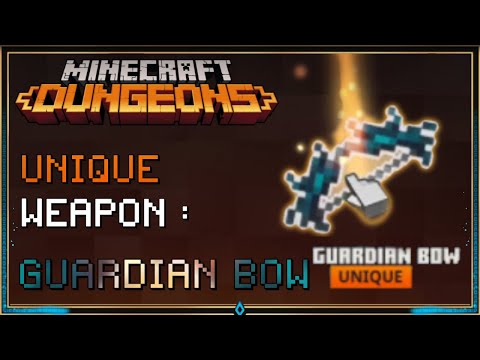 Steam Community :: Video :: Minecraft Dungeons Guardian Bow : UNIQUE ...