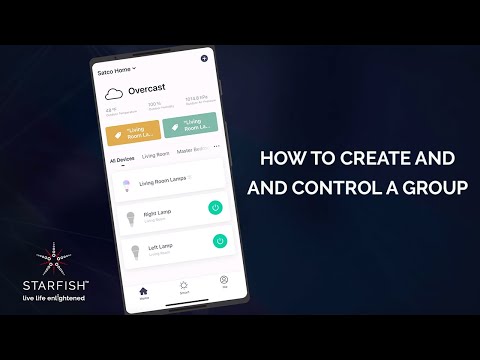STARFISH Smart Lighting: How to Create a New Group