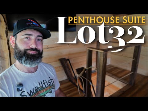 The Ladder-Stairway to Heaven. DIY Build, Half Ladder Half Stairs. Off Grid Tiny Home. Lot32