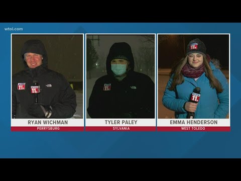 Gusts begin, creating subzero wind chills | WTOL 11 Team Weather Coverage - Feb. 15, 10 p.m.