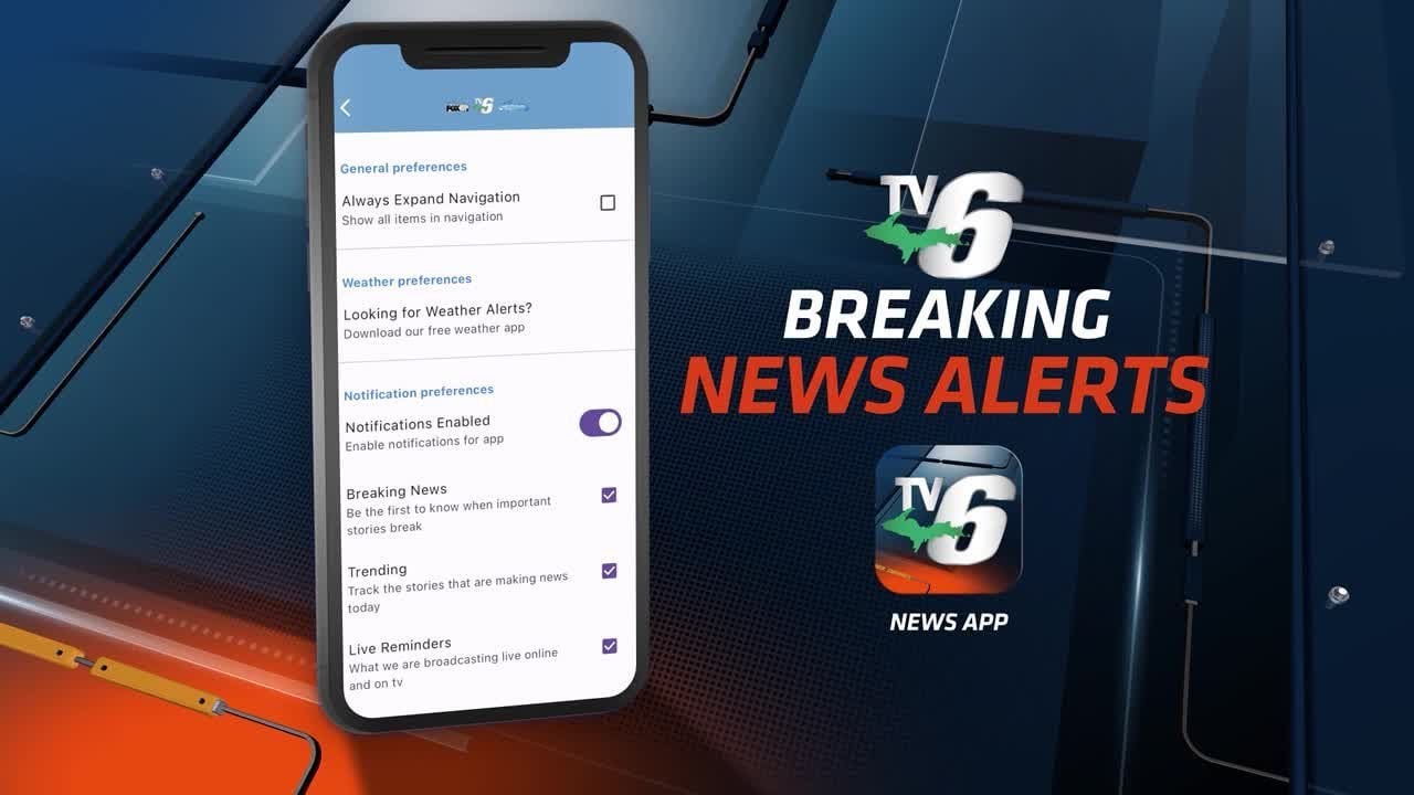 TV6 Breaking News Alerts Web Promo