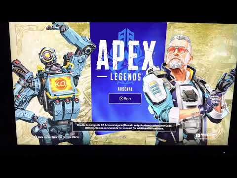 How to FIX troubleshooting ERROR code 100 unable to complete EA account Apex legends