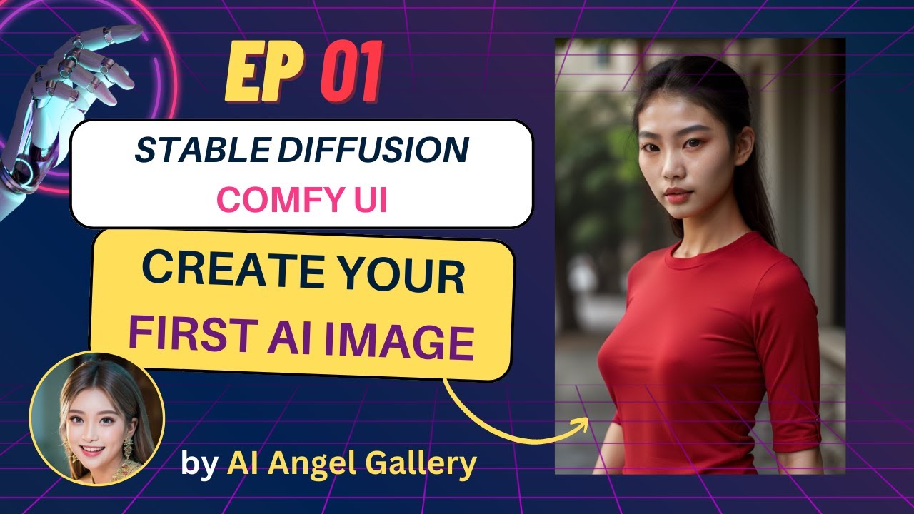 สอนใช้ ComfyUI EP01 : วิธีการติดตั้งและสร้างรูป AI แรก - Thep Excel