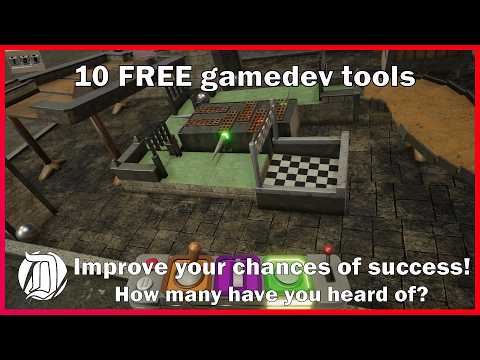 10 Free gamedev tools which you haven't heard of to improve you chance of success!