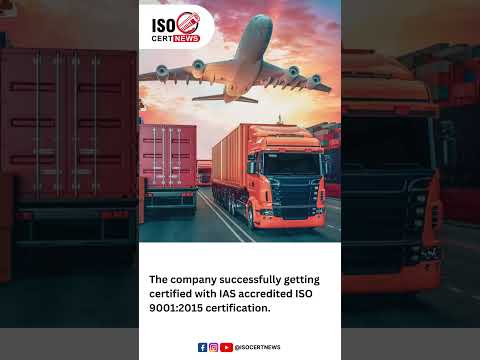 Kenozi Integrated Logistics Limited certified with IAS accredited ISO 9001:2015.