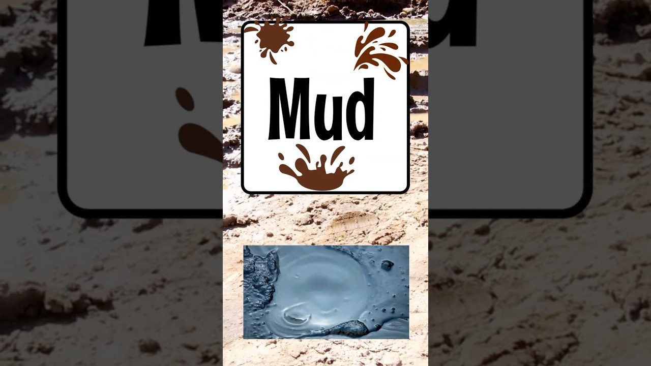 Mud Explained - Messy but Amazing Facts! | 60 Seconds of Wow! #funscience #kidslearning #mudfacts