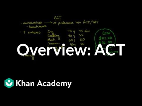 Overview of the ACT