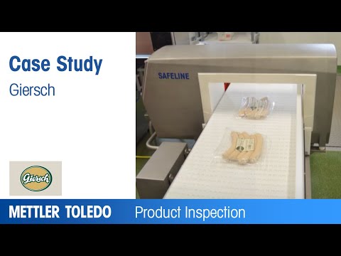 Giersch installed Safeline Metal Detectors – Case Study – METTLER TOLEDO Product Inspection – EN