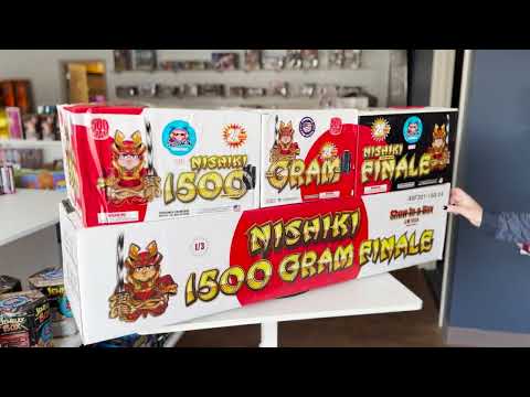 GM180A Nishiki 1500 Gram Finale - 72 Shots - Sky Bacon Fireworks 2025 Production