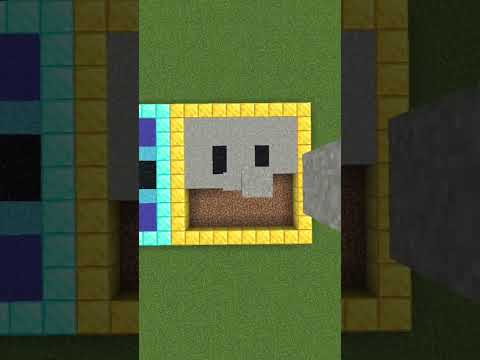 Minecraft Sand Art #2 - This one from Baby_Octi #minecraft #minecraftsandart