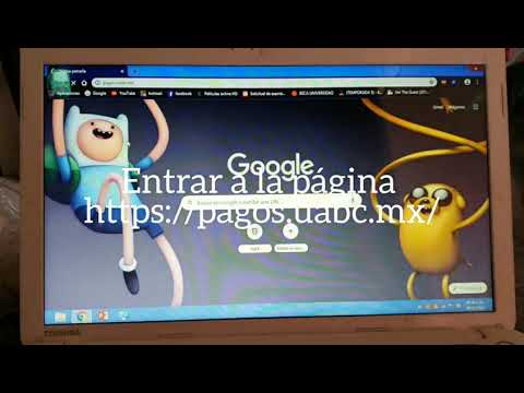 Generar recibo para inscripción UABC