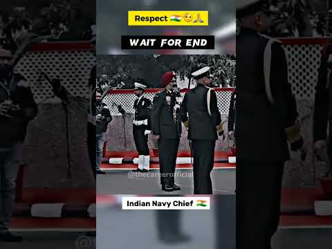 grand entry of indian navy chief ๐ฎ๐ณ๐จ๐ซก#respect #soldiers #indiannavy #shorts #short
